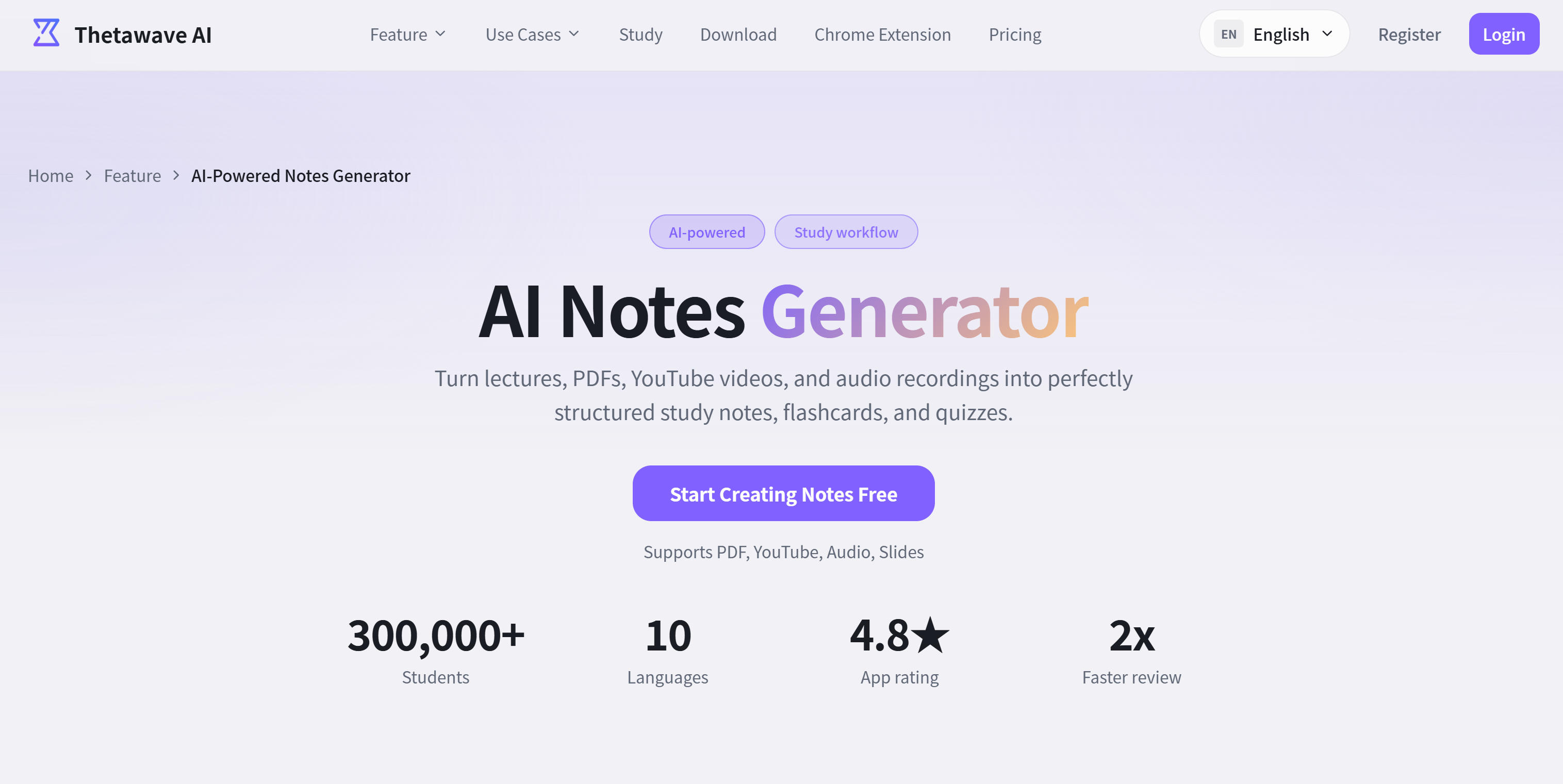 Best AI Notes Generators (2026): PDF & Video Notes | Alignify